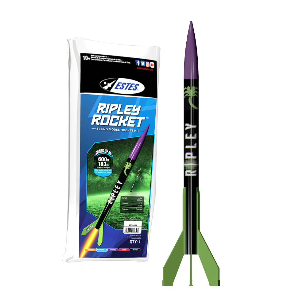 Ripley Rocket™ Model Kit by Estes - Alien Design, 600 ft Flights ...