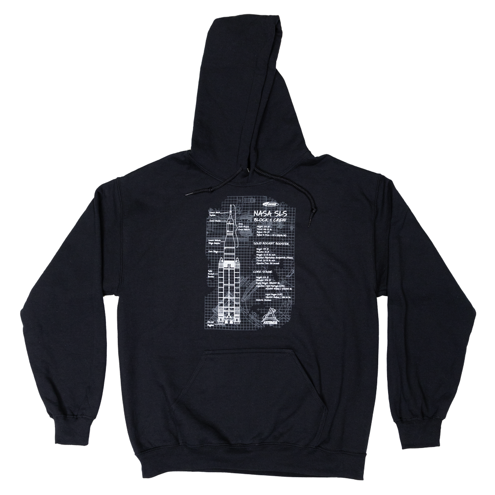 NASA SLS Hoodie - Space Launch System Inspired Sweatshirt | Estes Rockets