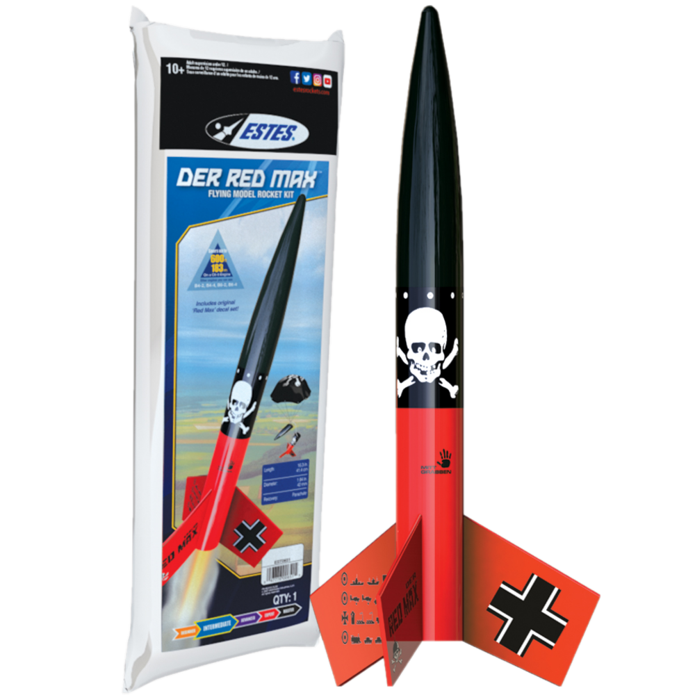 Der Red Max™ Model Rocket Kit - Classic Estes Favorite | Estes Rockets
