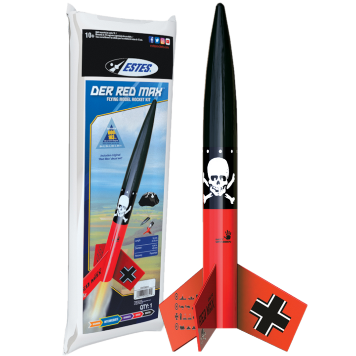Der Red Max Series – Iconic Model Rockets with Bold Design | Estes Rockets