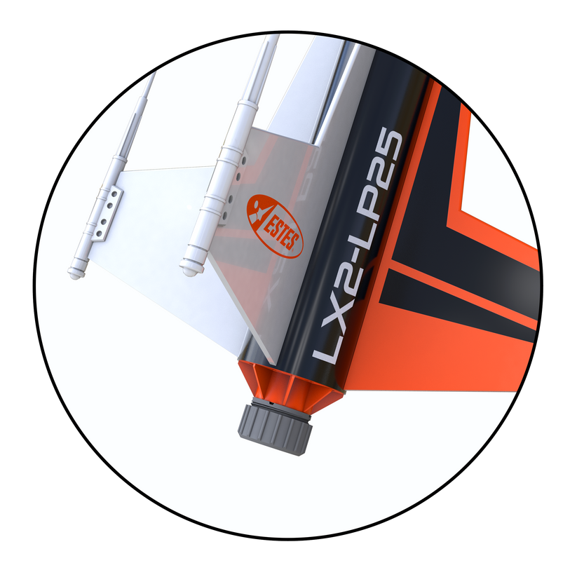 Laser X2™ Model Rocket - Designer Signature Series | Estes Rockets