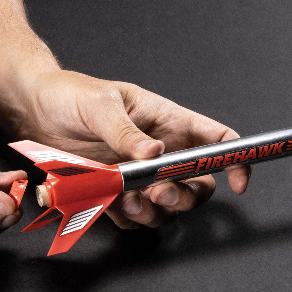 Firehawk™ Model Rocket Kit - Beginner Rocket with 550 ft Flights ...