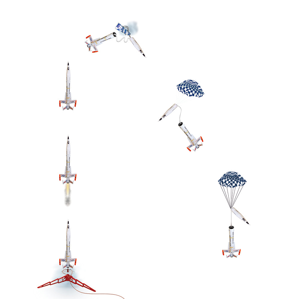 Interceptor™ Model Rocket Kit - Futuristic Sci-Fi Flying Model Rocket ...