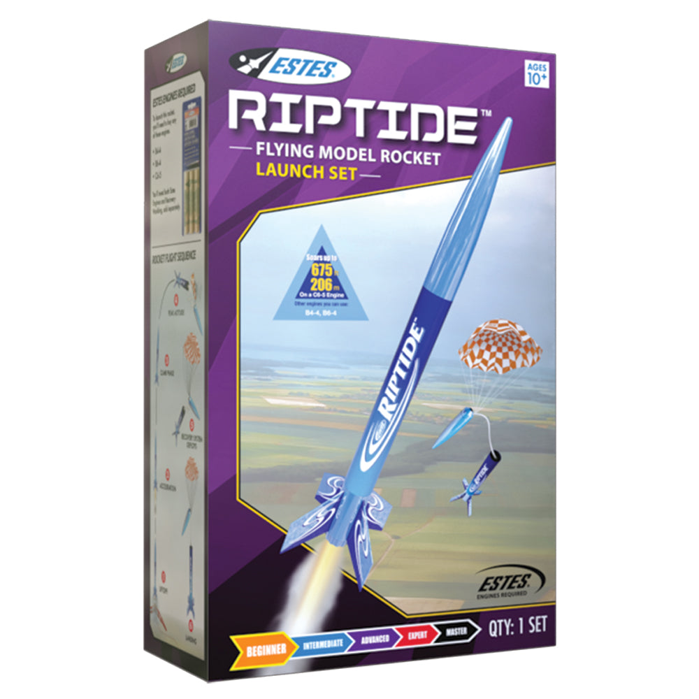 Riptide™ Launch Set - Ready to Fly Model Rocket Kit | Estes Rockets