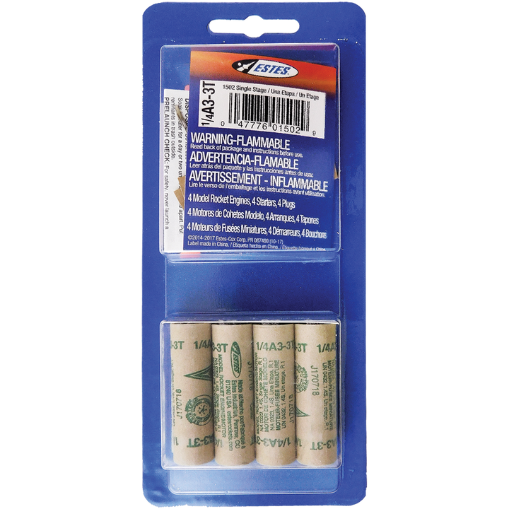 Estes 13mm Mini Rocket Engines - Lightweight Motors for Small Rockets ...