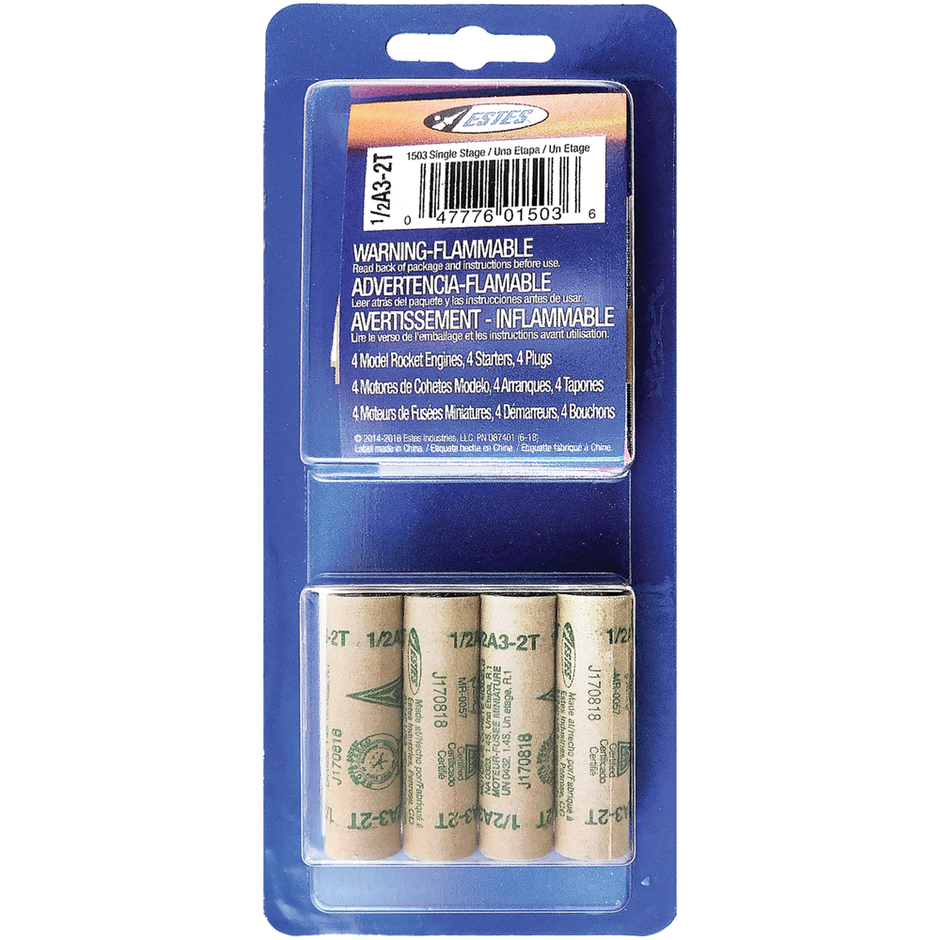 Estes A Model Rocket Engines - Safe 18mm Beginner Motors | Estes Rockets