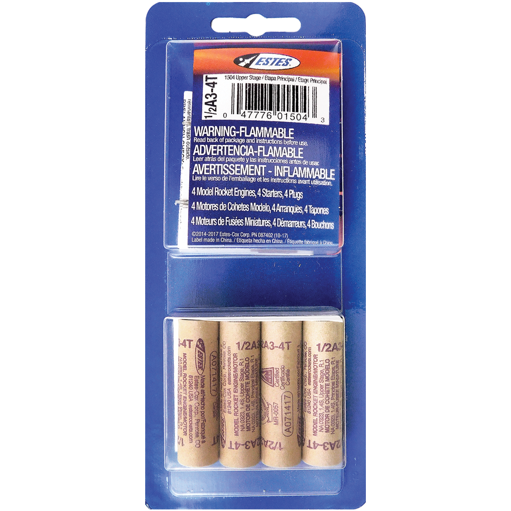 1 2A3 4T Engines Estes Rockets 1 2A3 4T Engines Estes Rockets