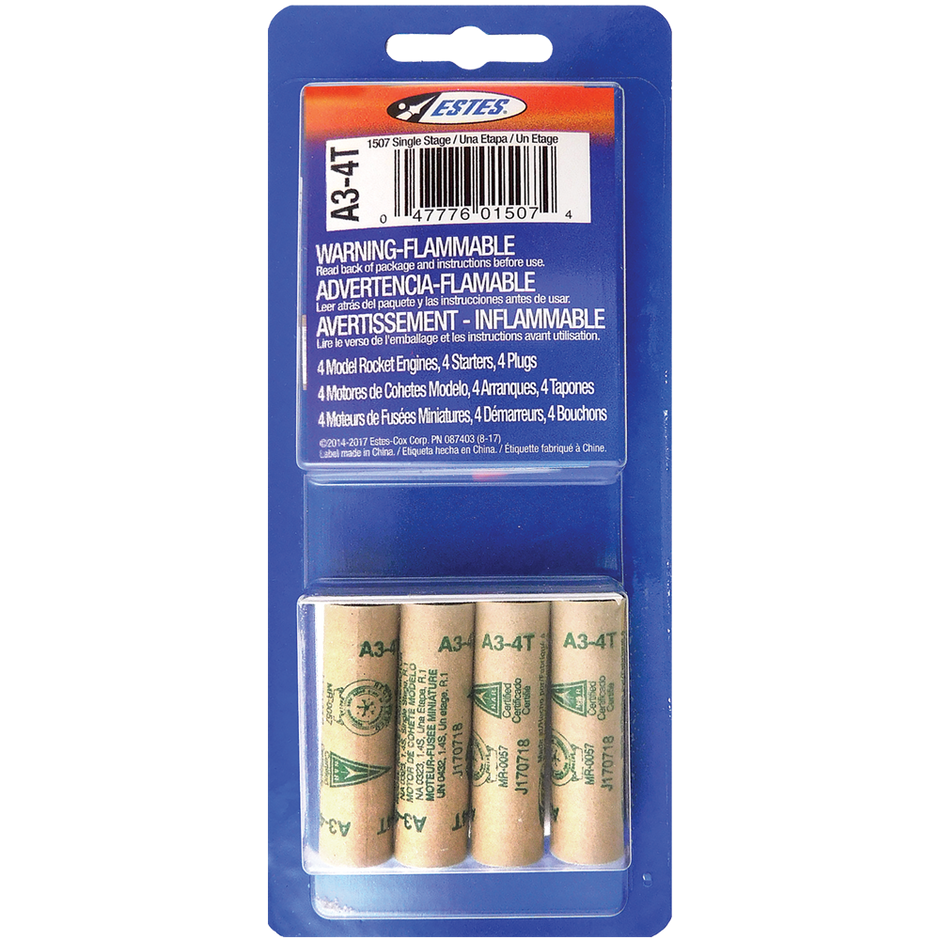 Estes 13mm Mini Rocket Engines - Lightweight Motors for Small Rockets ...