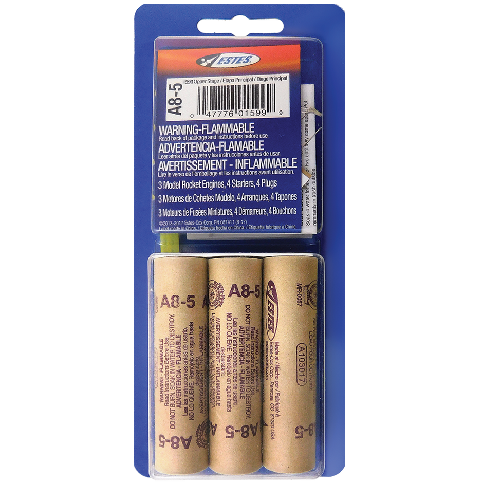 18mm Model Rocket Engines - Standard Size Rocket Motors | Estes Rockets