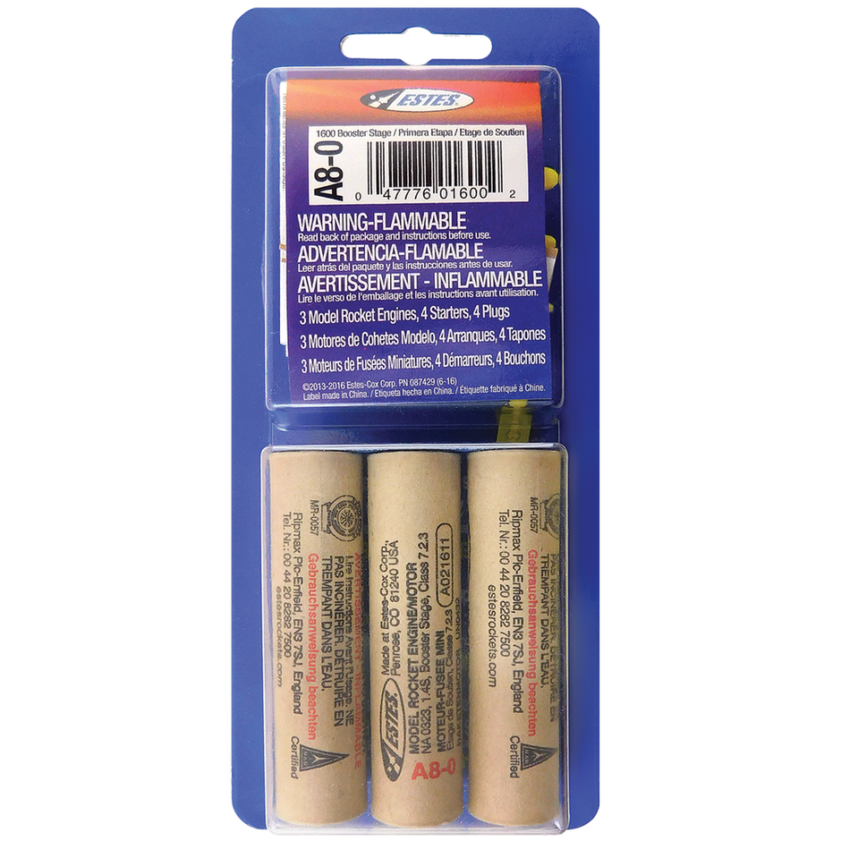 18mm Model Rocket Engines - Standard Size Rocket Motors | Estes Rockets