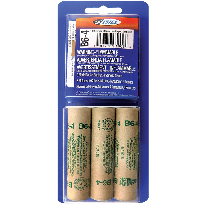 18mm Model Rocket Engines - Standard Size Rocket Motors | Estes Rockets