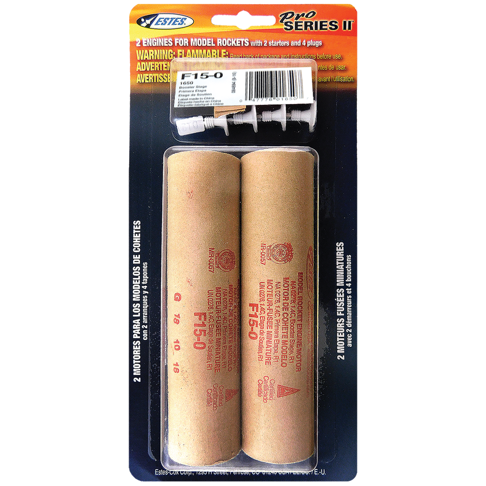 F15-0 Engines (29 mm) - Estes Rockets