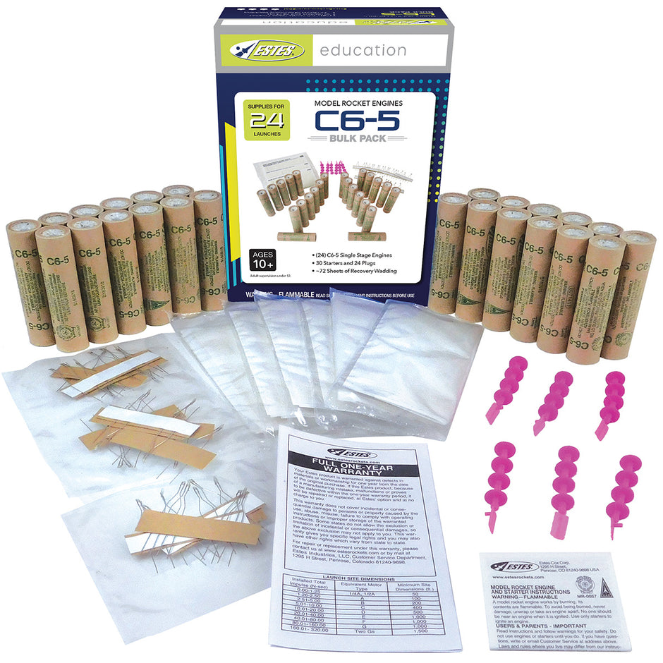 18mm Model Rocket Engines - Standard Size Rocket Motors | Estes Rockets