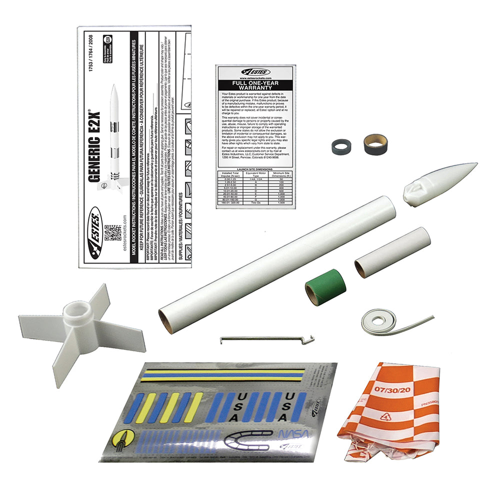 Generic E2X® Model Rocket Kit - Beginner Friendly & Customizable ...