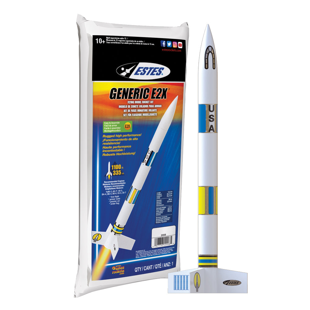 Generic E2X® Model Rocket Kit - Beginner Friendly & Customizable ...