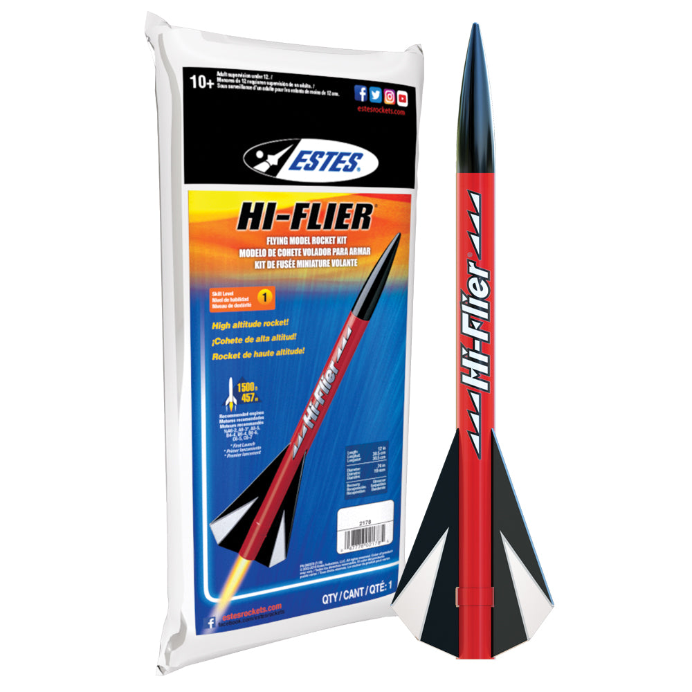 Hi-Flier® Model Rocket - Soars Up to 1500 Feet | Estes Rockets