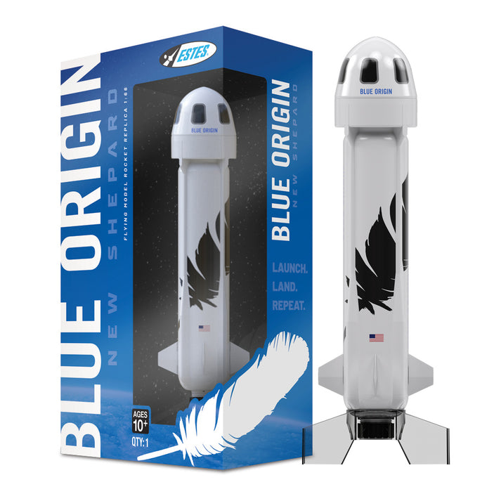 Blue Origin New Shepard - Scale Replica Flying Model Rocket | Estes Rockets
