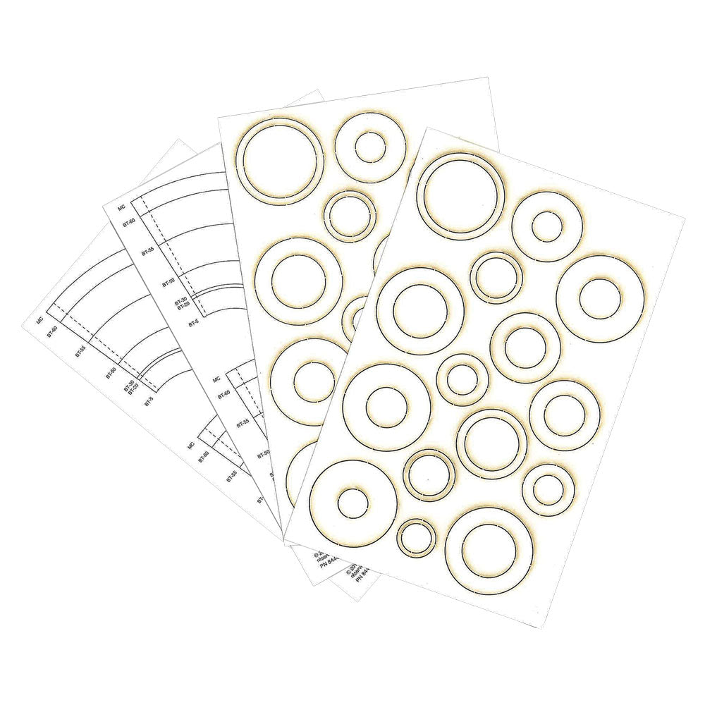 Laser Cut Centering Rings & Paper Adapters | Model Rocket Parts | Estes ...