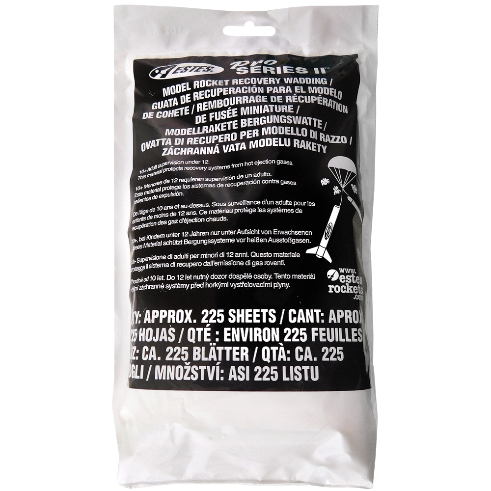 Pro Series II™ Recovery Wadding - Flame Resistant Protection | Estes ...