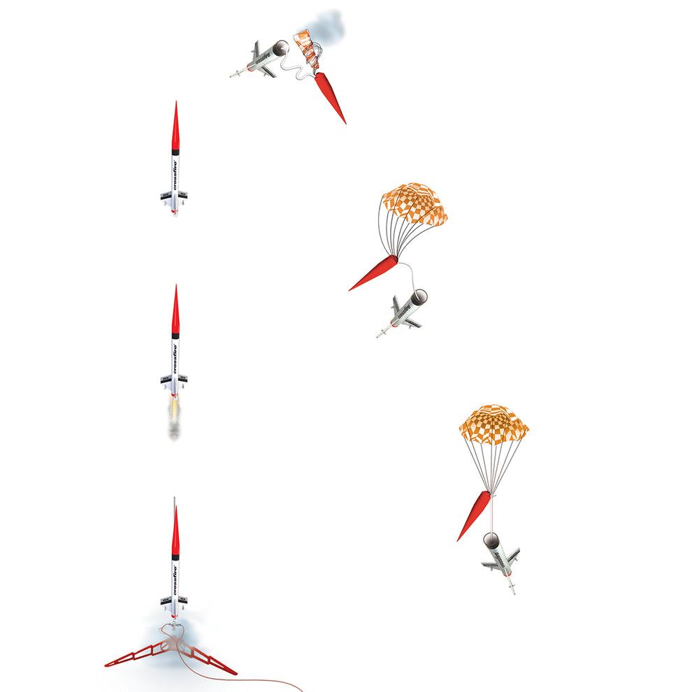 Crossfire™ ISX Model Rocket Kit - Soar Up to 1150 Feet | Estes Rockets