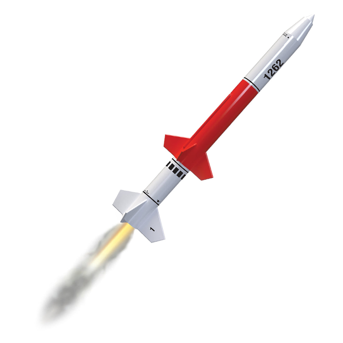 Red Nova™ Model Rocket - Advanced Estes Rocket Kit with 800 ft Altitude ...