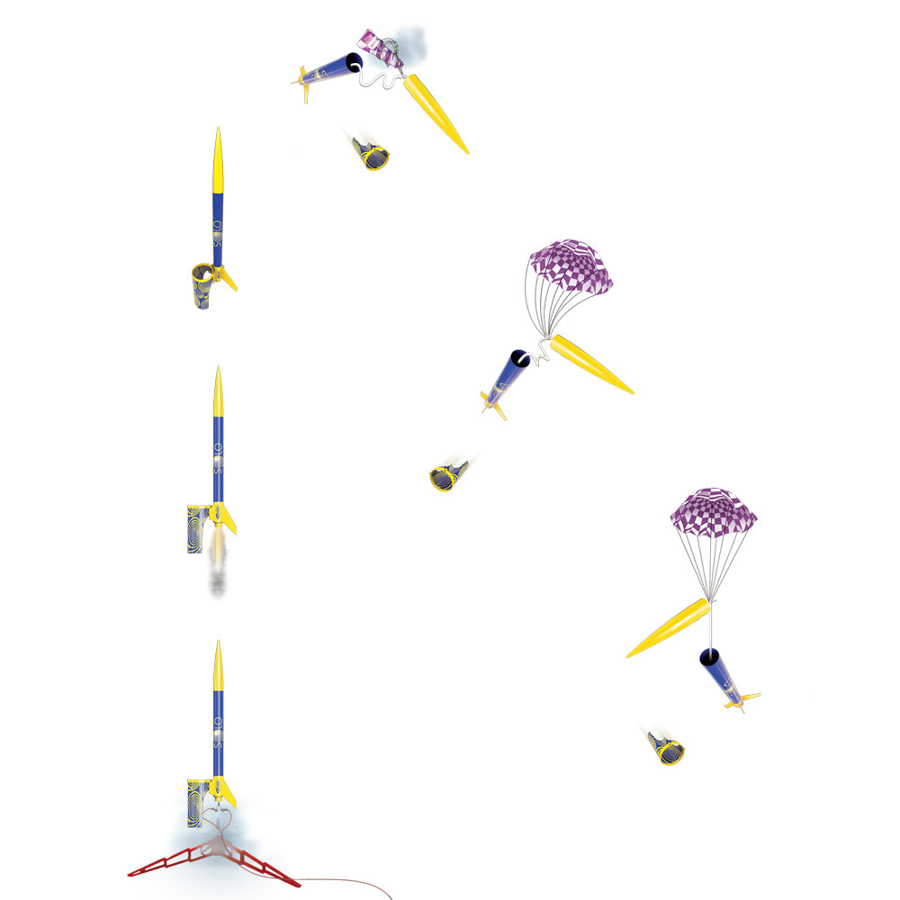 Solo™ Model Rocket Kit - Beginner Friendly with Breakaway Glide ...