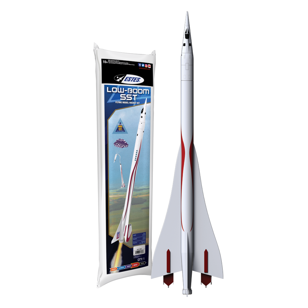 Low-Boom SST™ Model Rocket Kit - Quiet Supersonic Flight | Estes Rockets