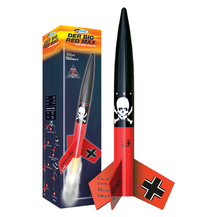 Der Red Max Series – Iconic Model Rockets with Bold Design | Estes Rockets