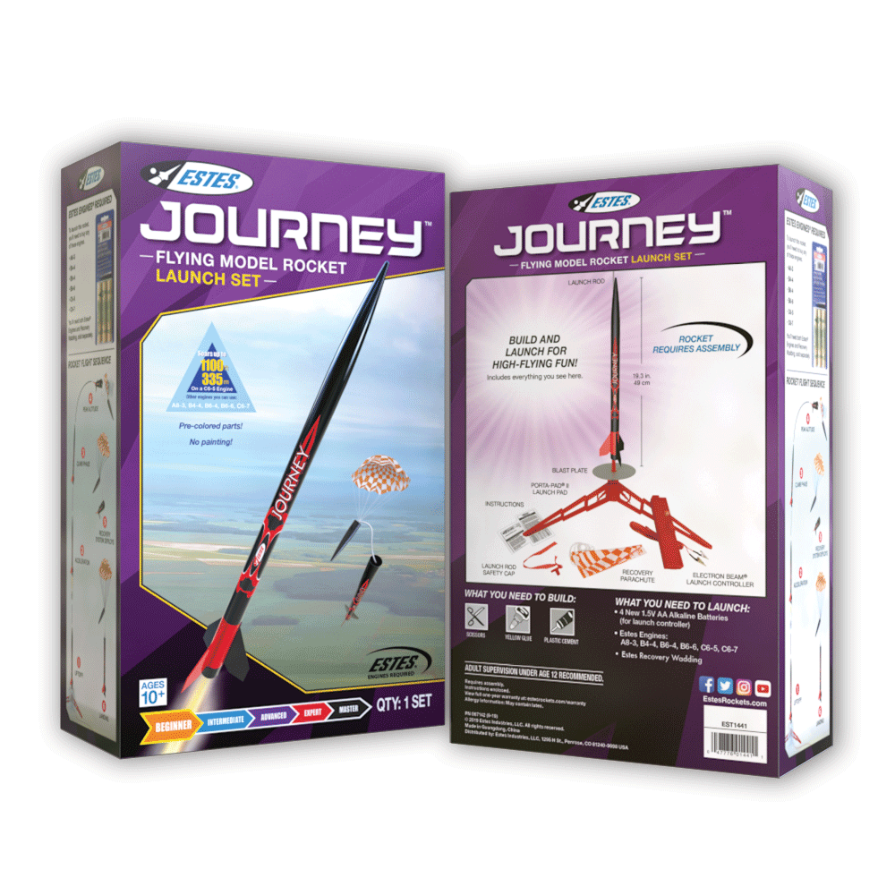Journey™ Launch Set Beginner Model Rocket Kit | Estes Rockets