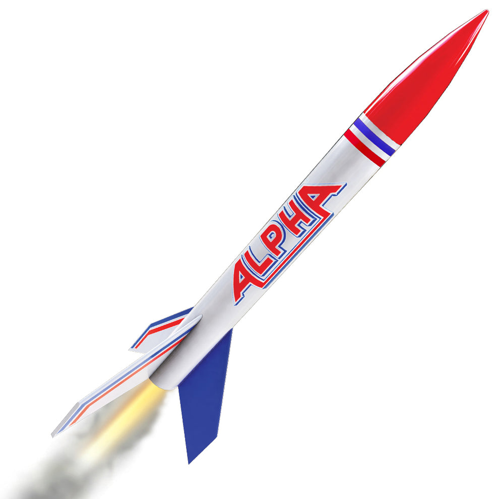 Estes Alpha® Rocket - Classic Beginner Model for High-Altitude Flights ...