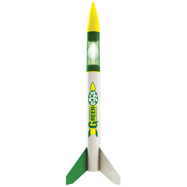 Green Eggs™ Model Rocket - Egg Loft Payload Rocket Kit | Estes Rockets