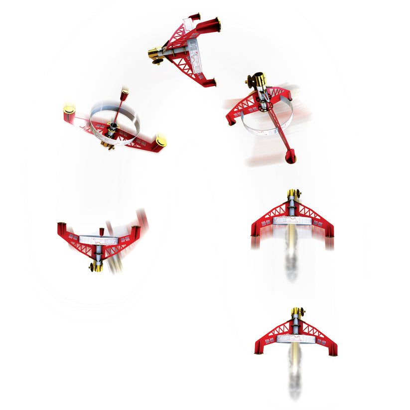 Space Corps™ Lunar Scout™ Rocket Kit - Compact Small Field Flyer ...