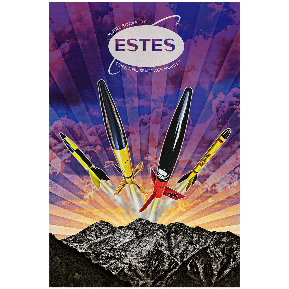 Estes Vintage Poster | Estes Rockets